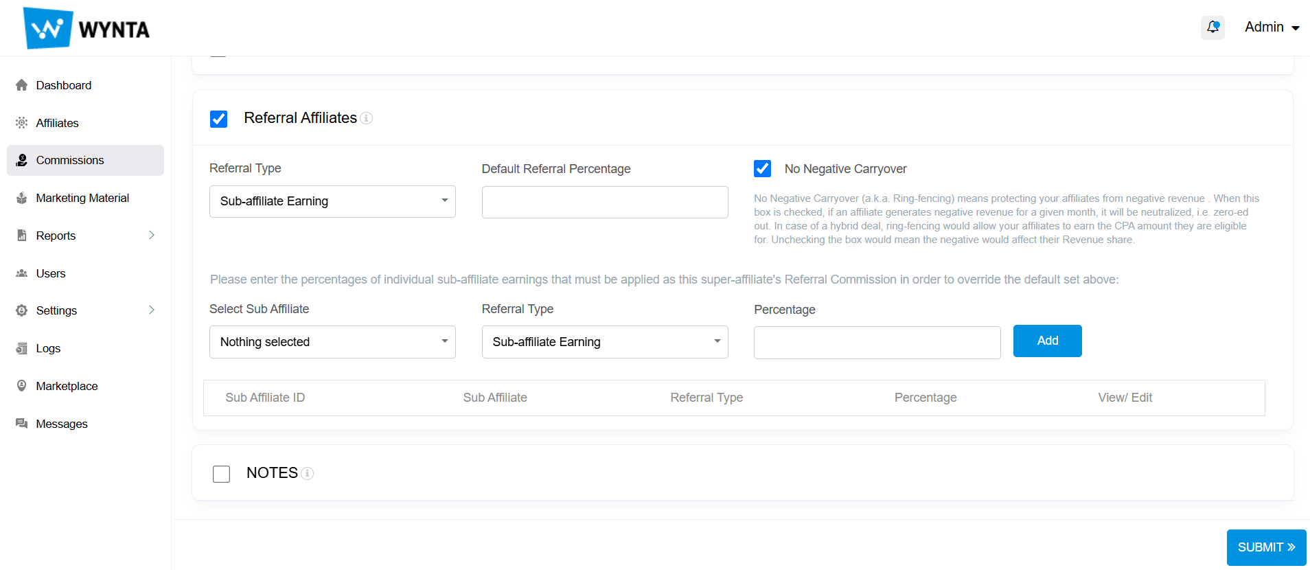 Wynta Training Guide – Setting up Commissions for your Affiliates ...