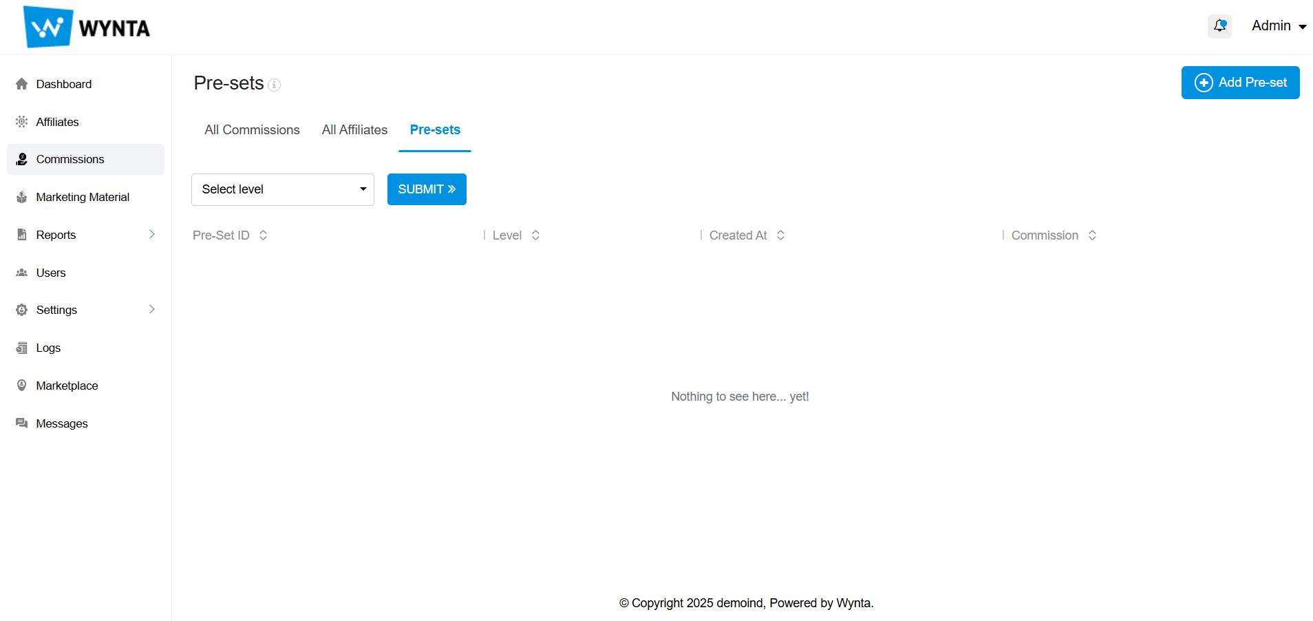 Wynta Training Guide – Setting up pre-set Commissions for your ...